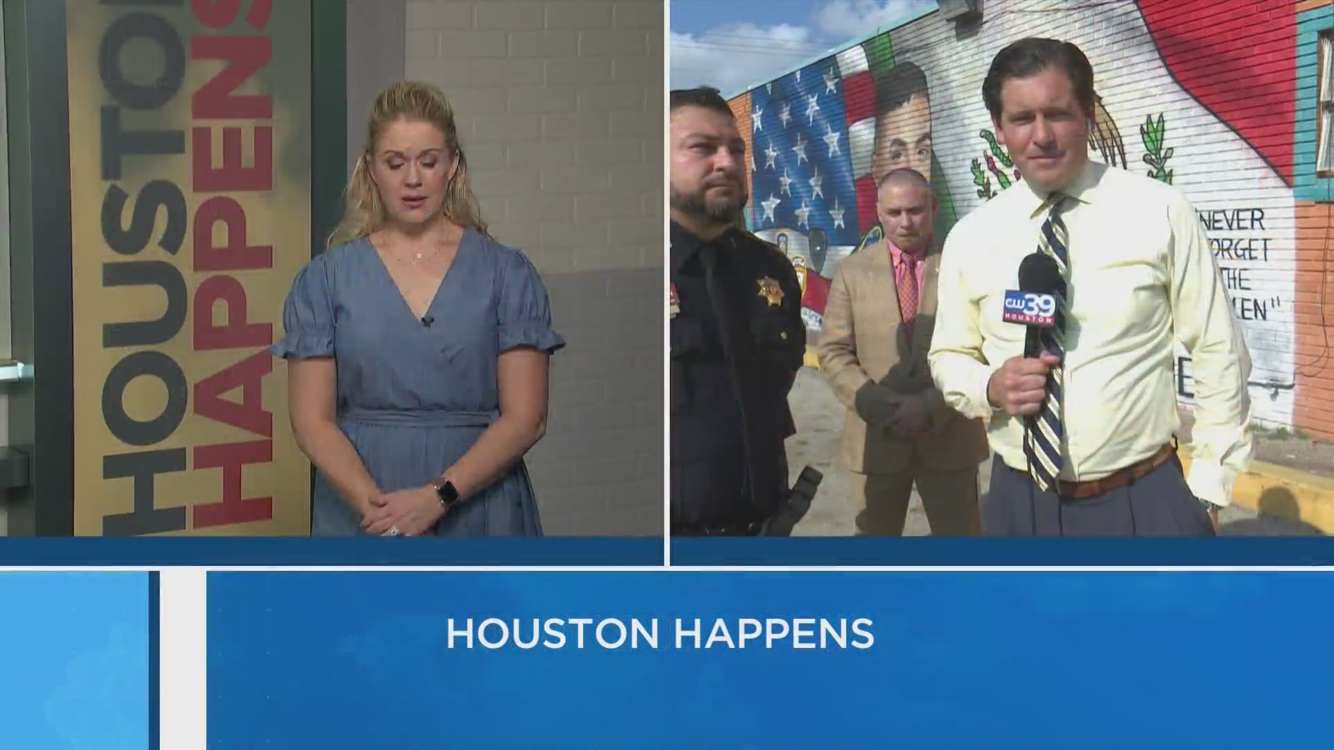 Harris County Sheriff’s visit mural site of honor Fallen Deputy ...