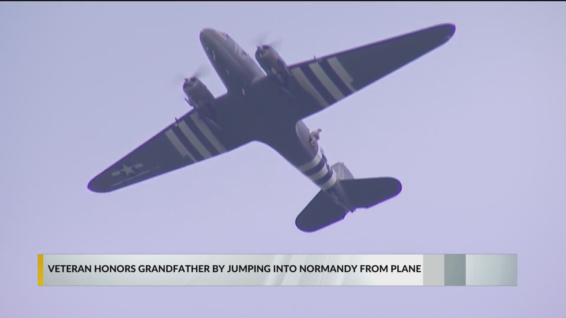 Local grandson of D-Day veteran makes the jump onto Normandy 80 years ...