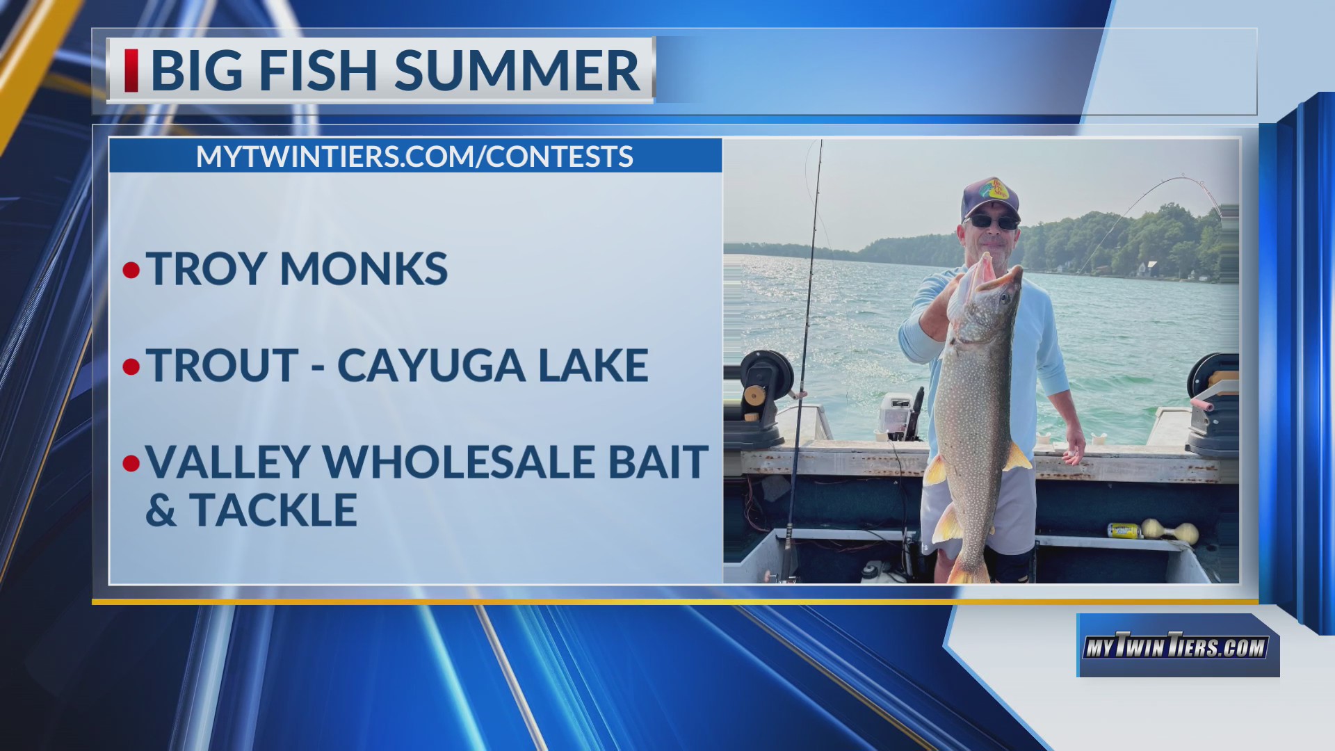 Big Fish Summer – Troy Monks’ lake trout from Cayuga Lake – WETM ...