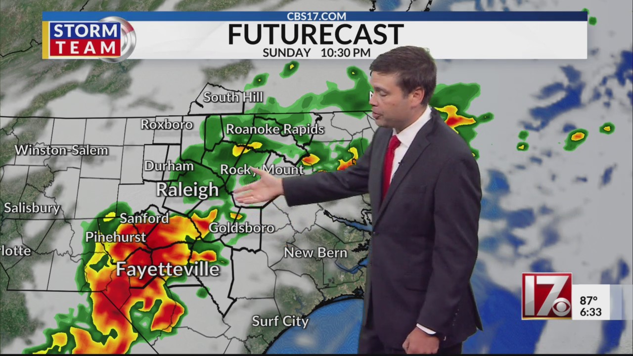 Lance Blocker’s Sunday night central NC weather forecast – CBS17.com