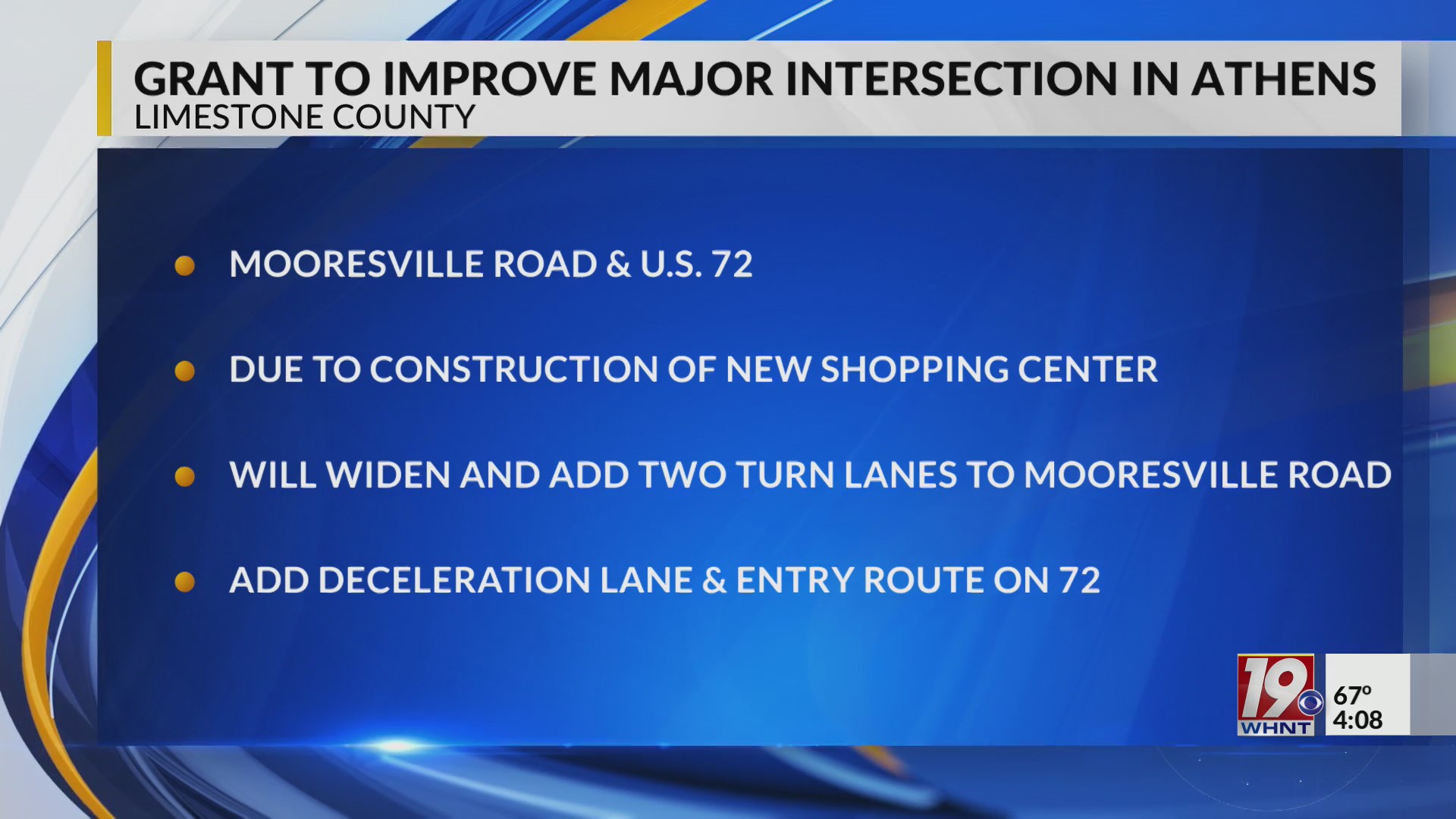 Grant to Improve Major Intersection in Athens | October 21, 2025 | News ...