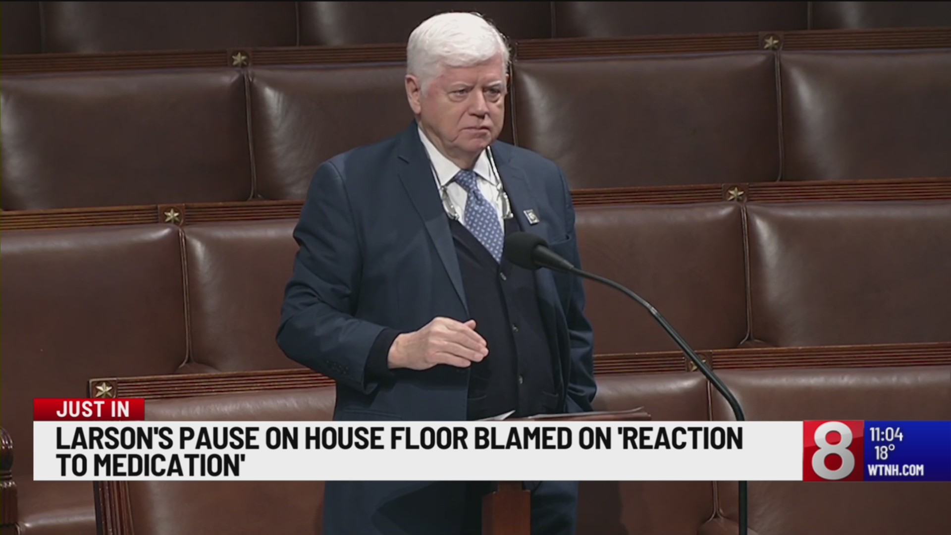 Rep. John Larson thanks supporters after ‘adverse reaction’ to ...