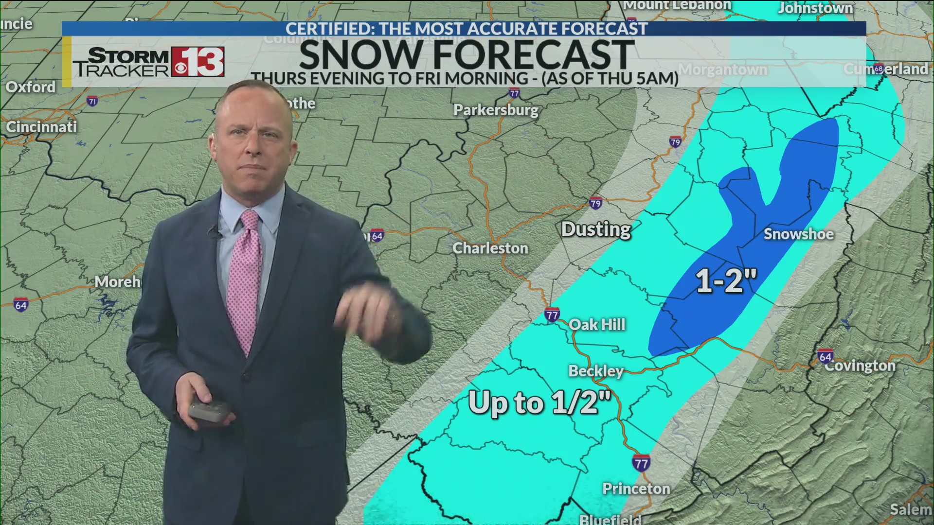 Snow tonight and cold Friday AM – WOWK 13 News