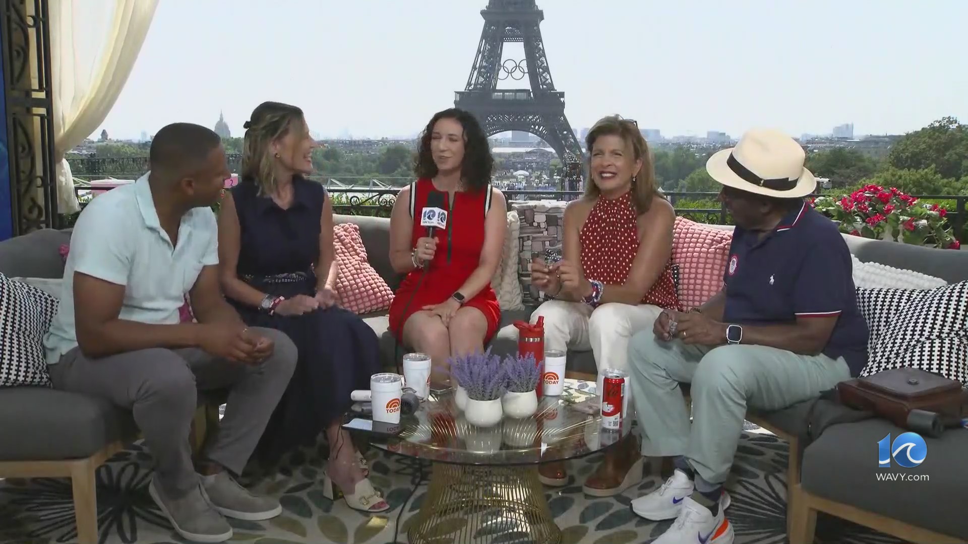 WAVY 10’s Marielena Balouris chats with Today Show cast about 2024 ...