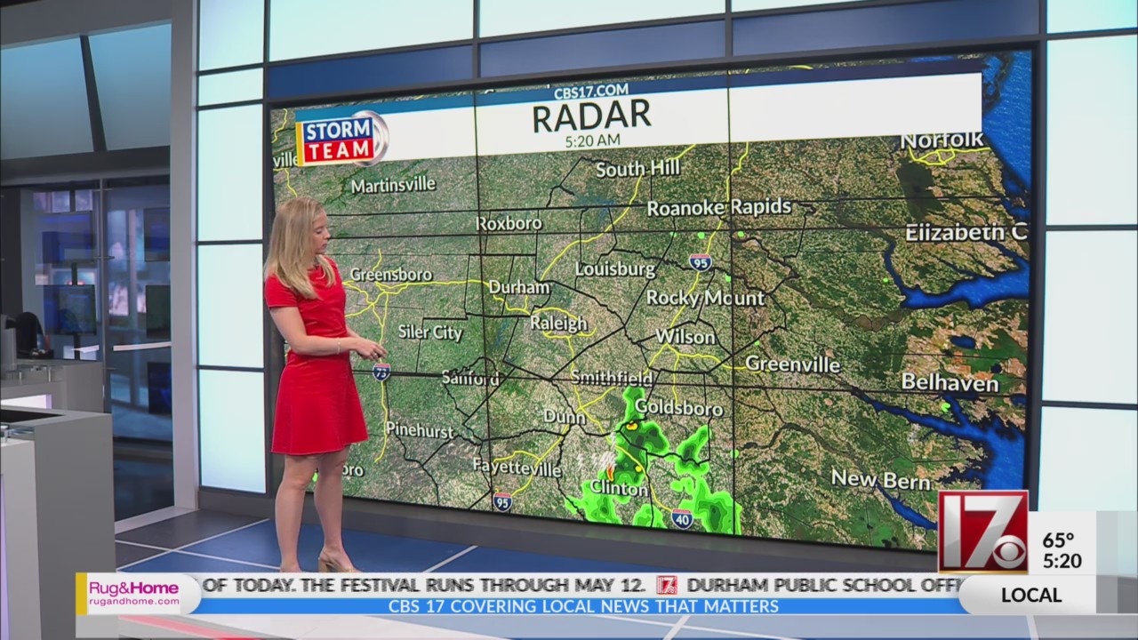 Isolated storms possible Wednesday; hot weather ahead – CBS17.com