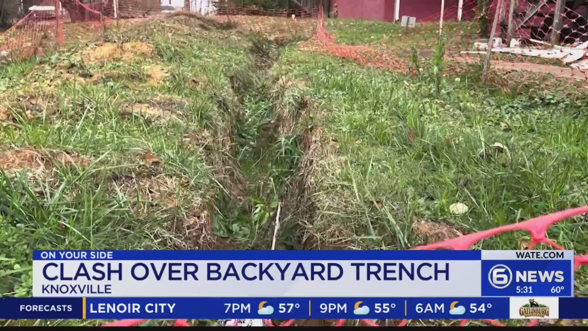 Knoxville woman takes neighbor to court over 40-foot-long trench across ...