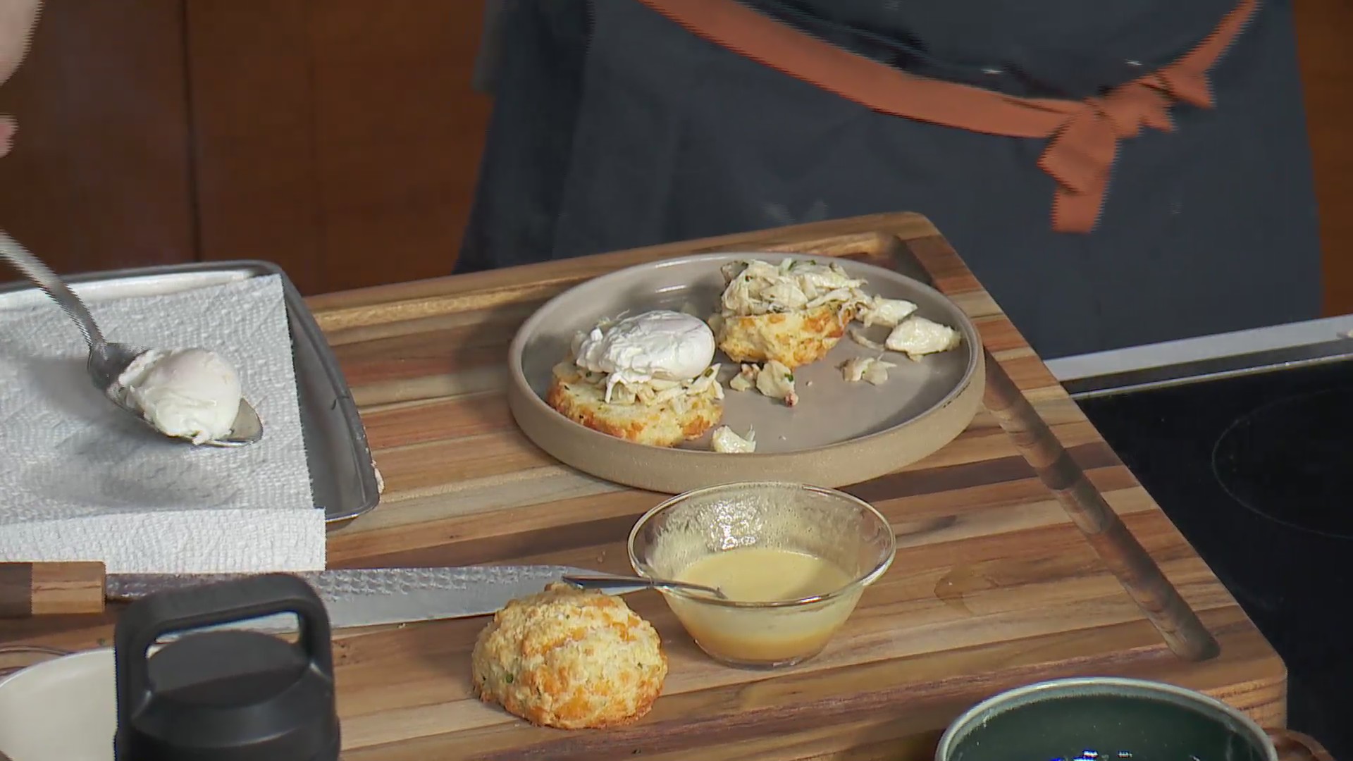 Chef and founder of LPM Kitchen shares recipe for crab eggs Benedict ...