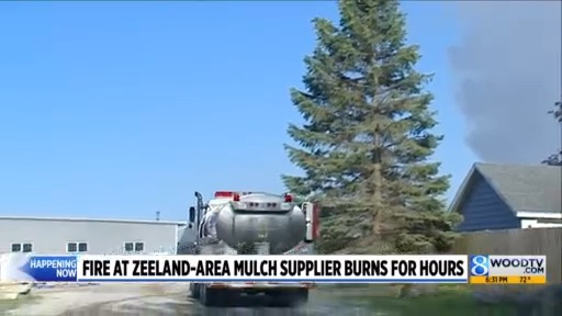 Many departments respond to Zeeland-area mulch fire – WOODTV.com