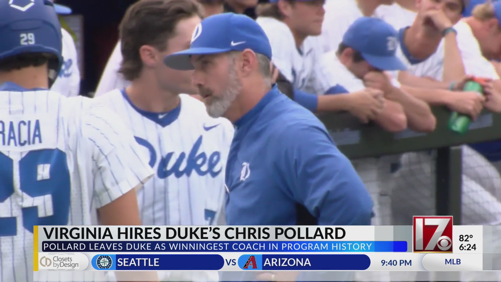 Duke baseball coach Chris Pollard leaving for ACC rival Virginia ...