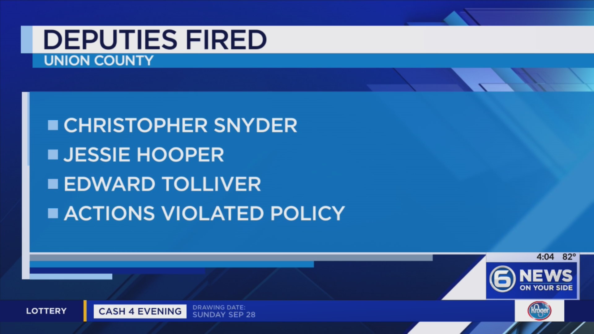 Three Union County deputies fired after two inmate deaths – WATE 6 On ...