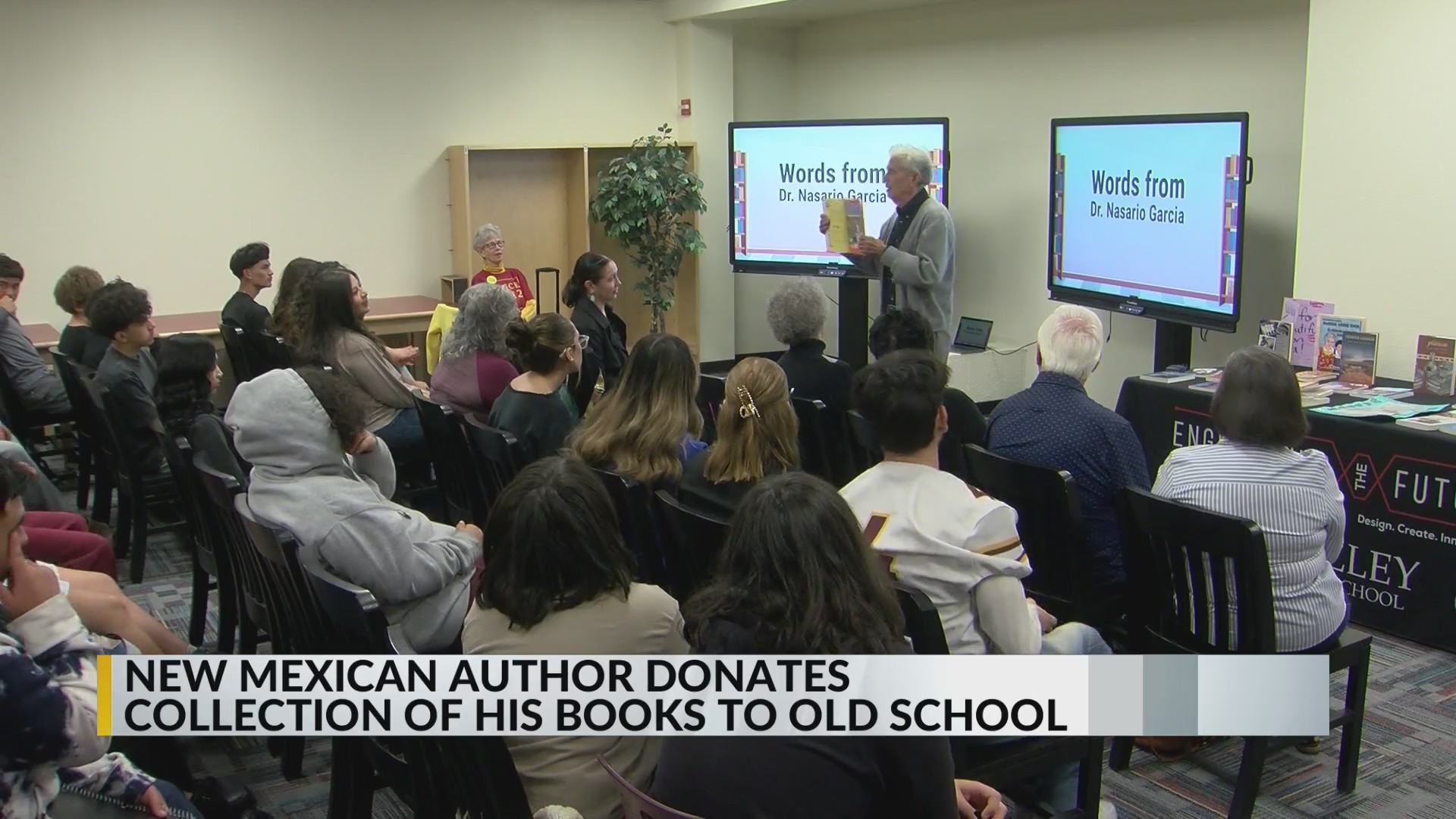 New Mexican author donates collection of his books to old school – KRQE ...