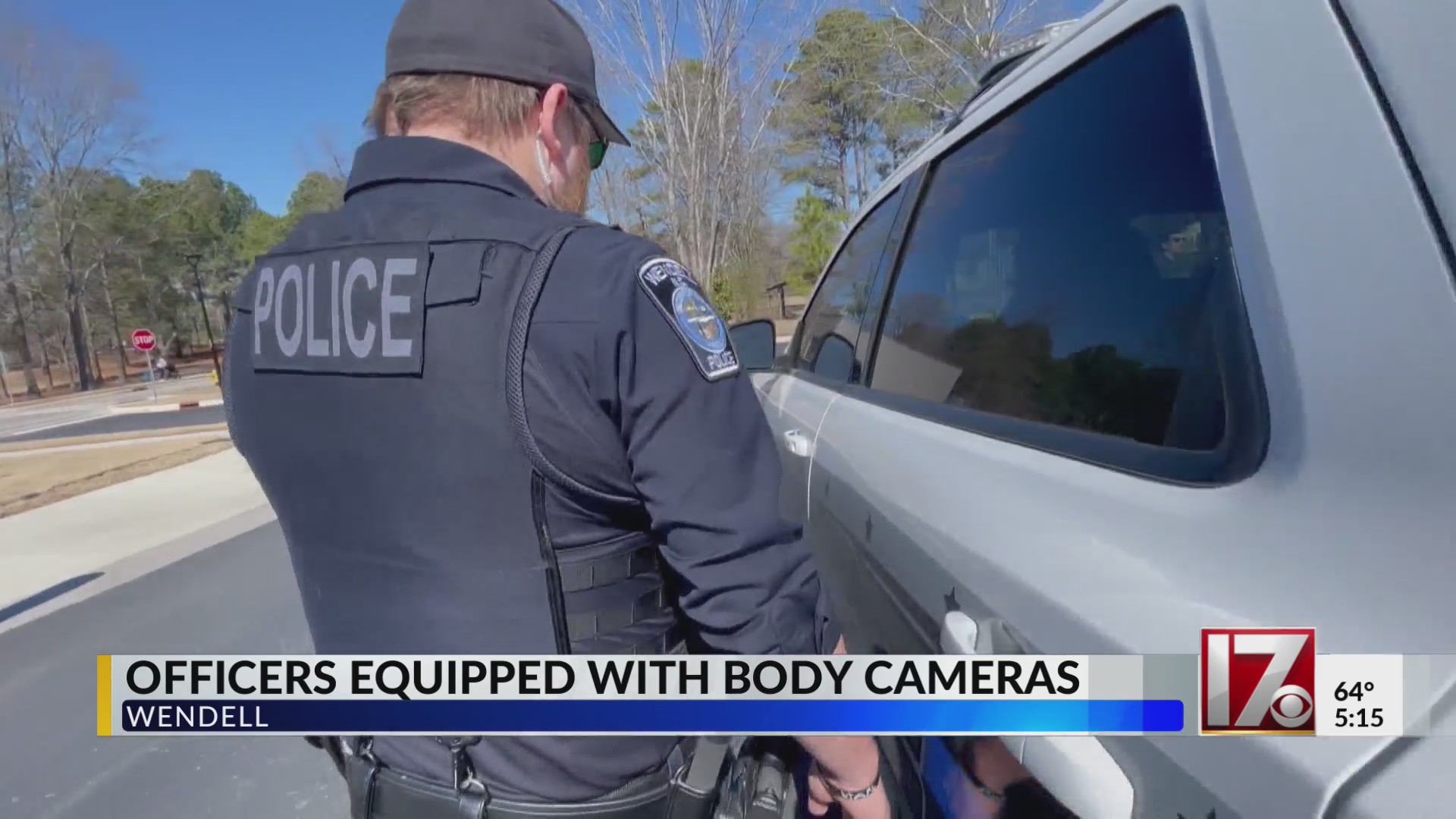 Wendell officers now equipped with body cameras – CBS17.com