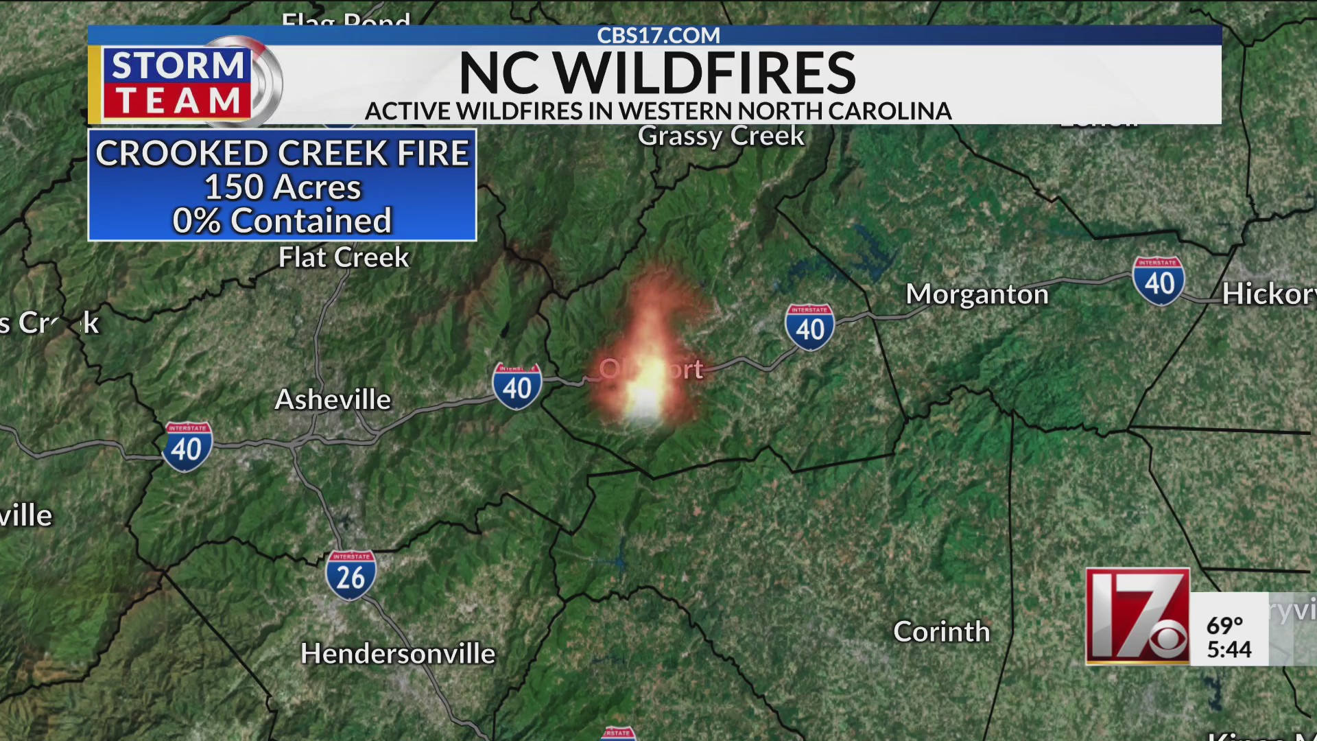 Wildfires in western North Carolina – CBS17.com