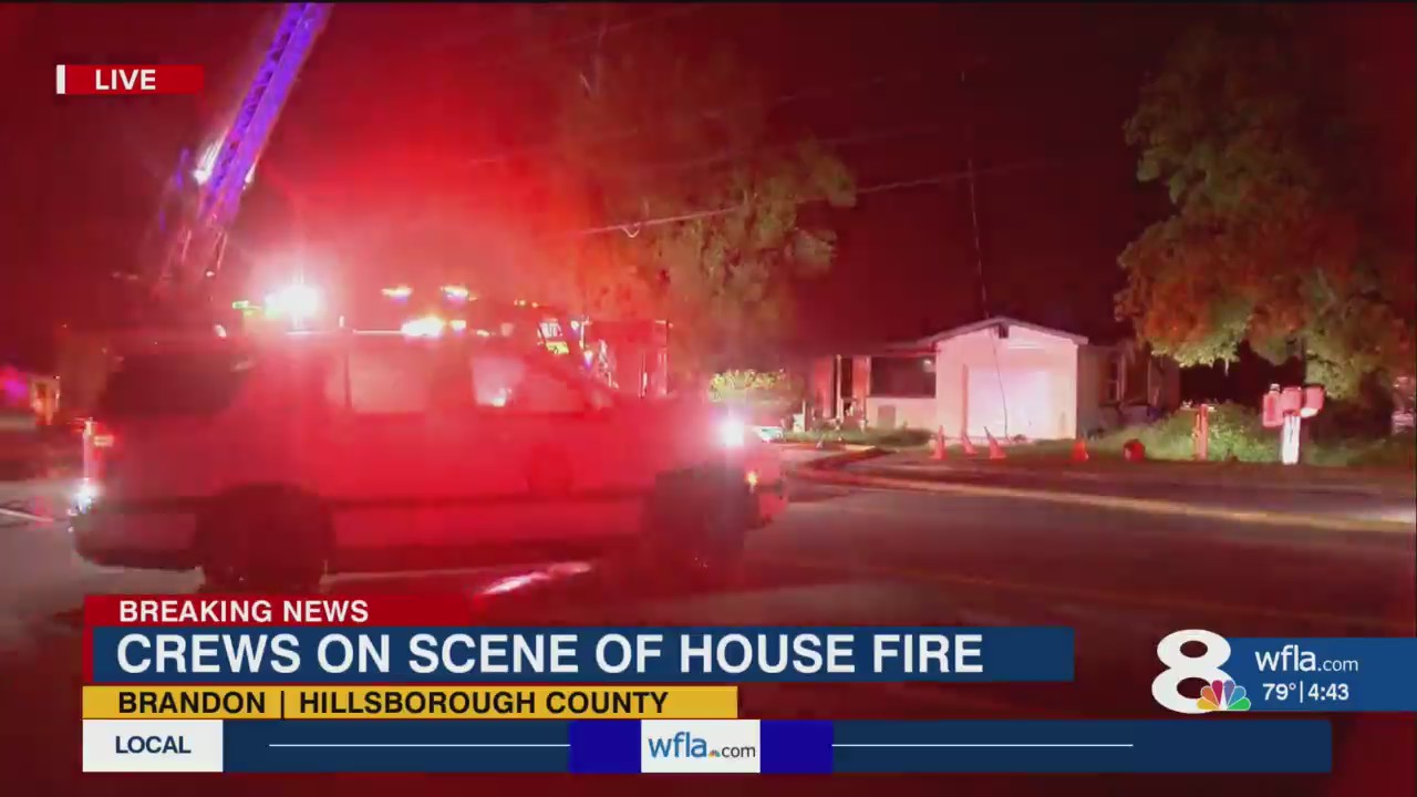 HCFR battle early morning house fire in Brandon – WFLA