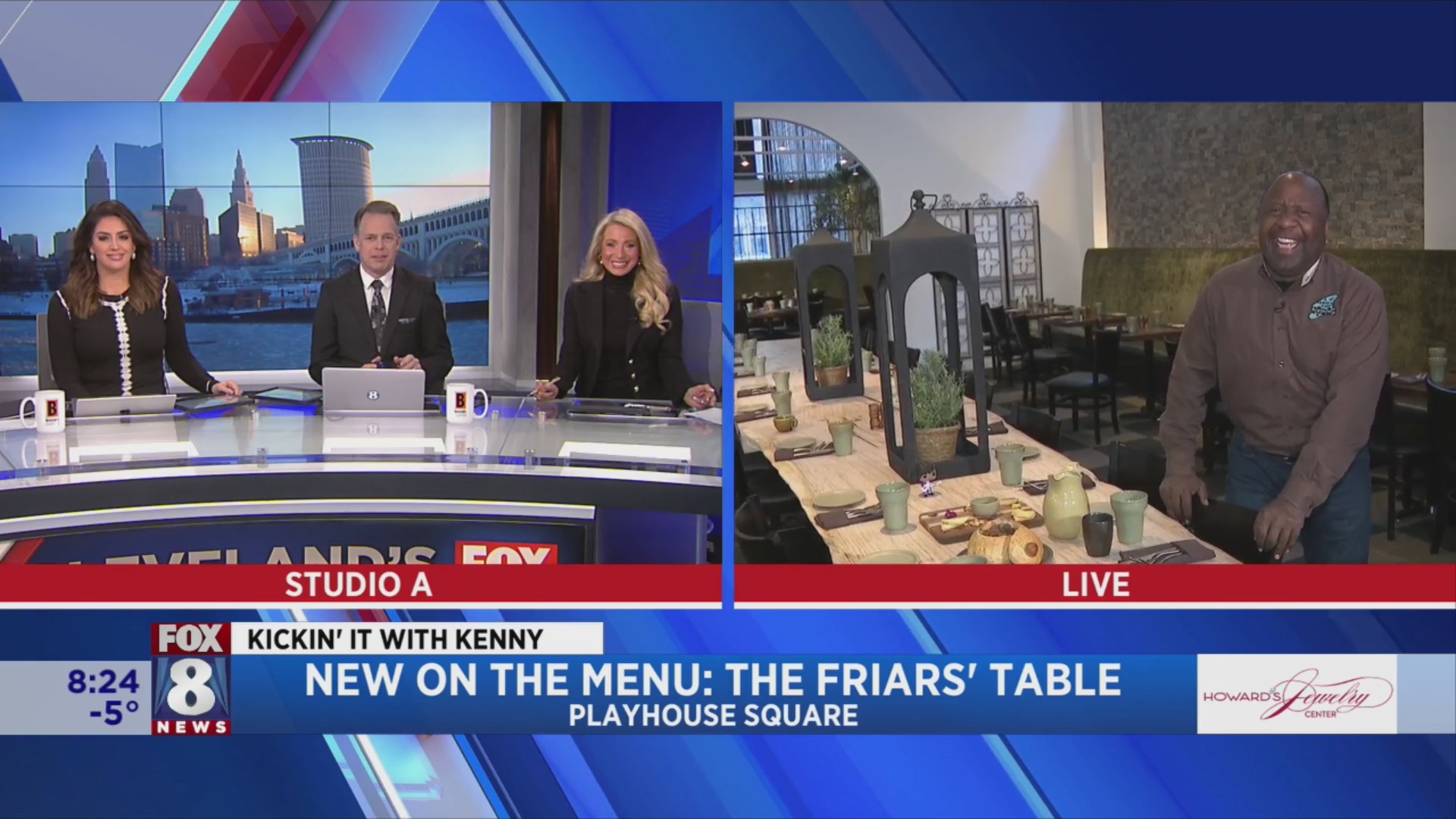 The Friars’ Table restaurant offers great dining before a show at ...