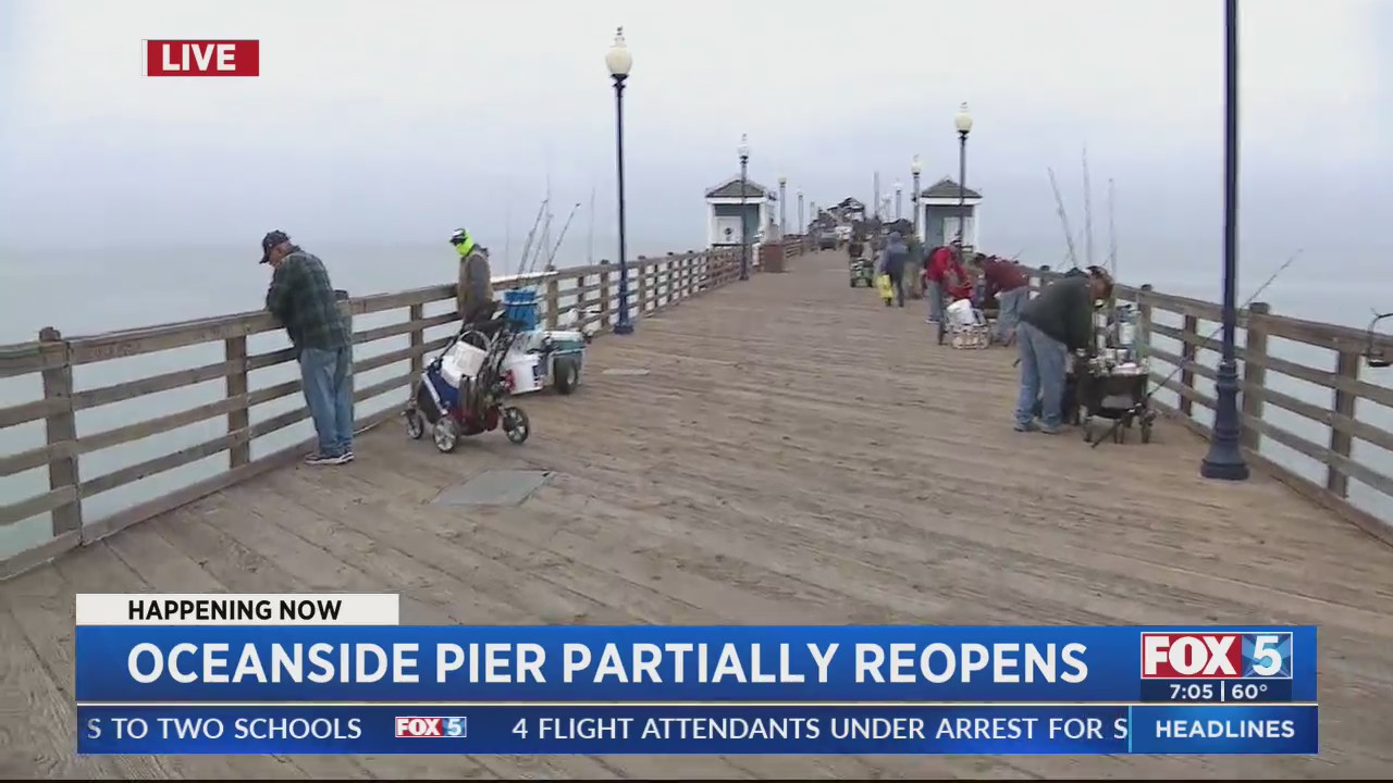 Oceanside Pier partially reopens to the public after April fire – FOX 5 San Diego & KUSI News