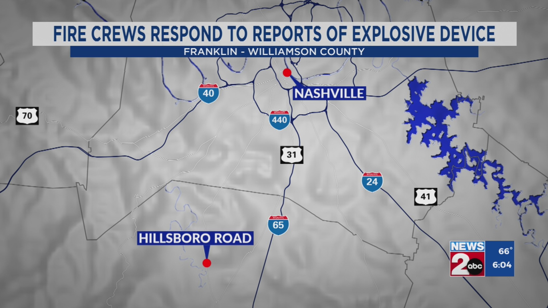 Franklin, TN fire crews respond to reports of an explosive device ...