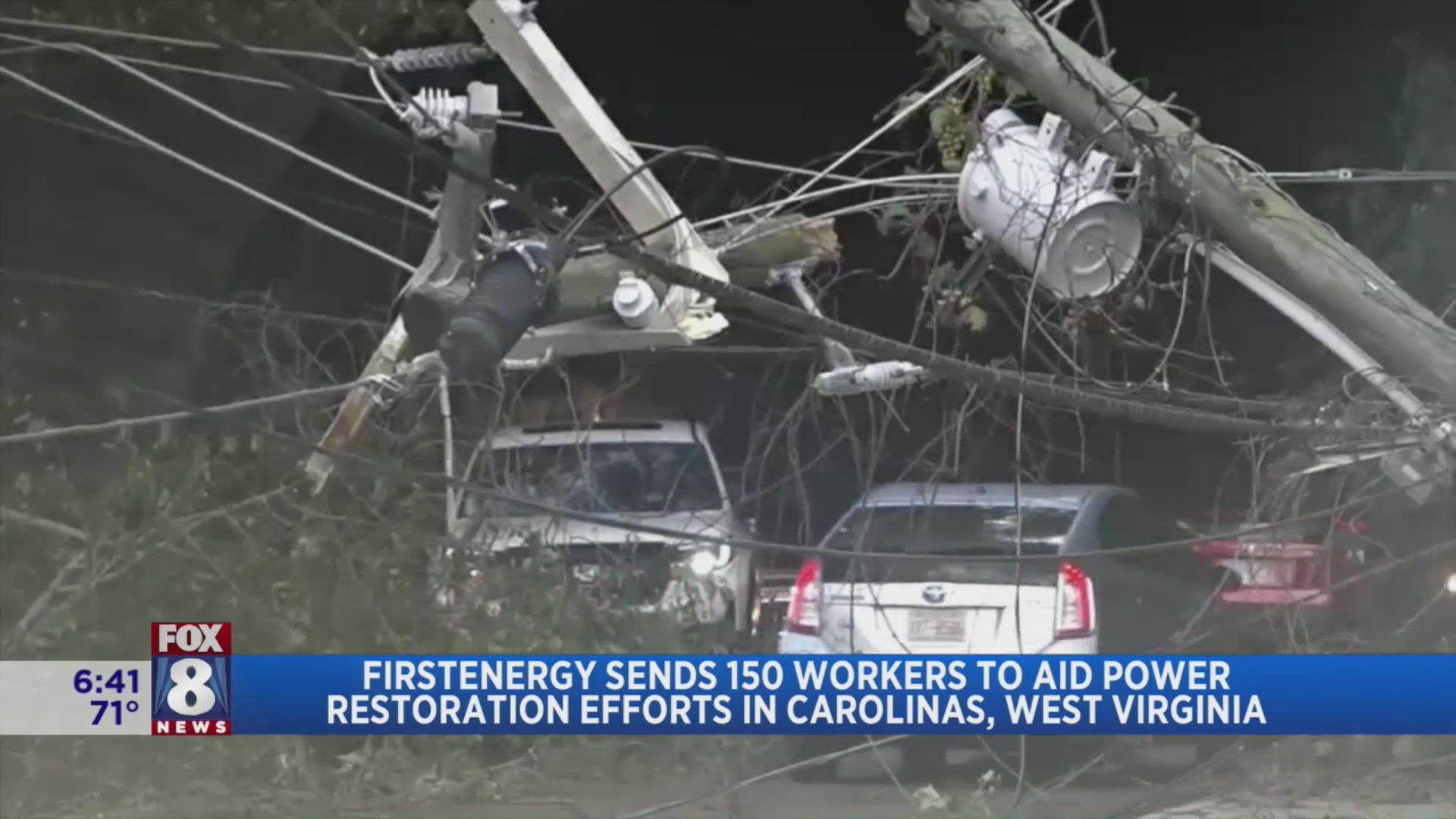 FirstEnergy sends 150 workers to restore power in North Carolina, West ...
