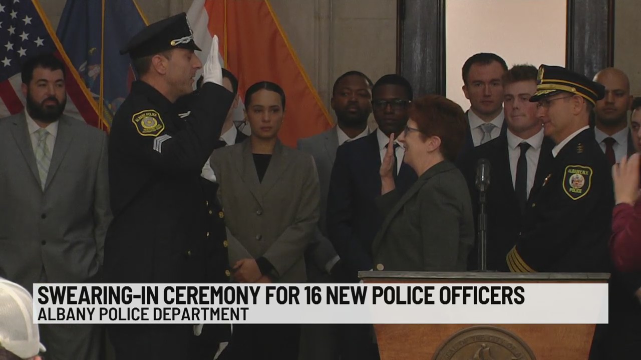 Albany PD swears in 16 new officers – NEWS10 ABC