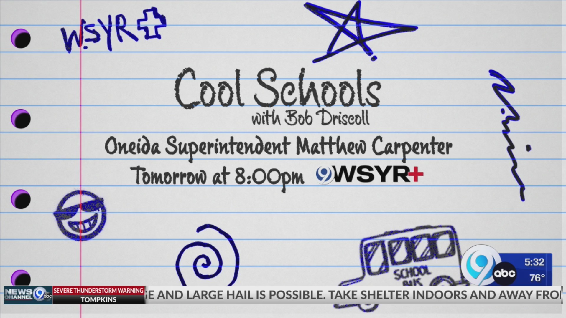 Oneida flooding: Super Cool Schools Segment – WSYR