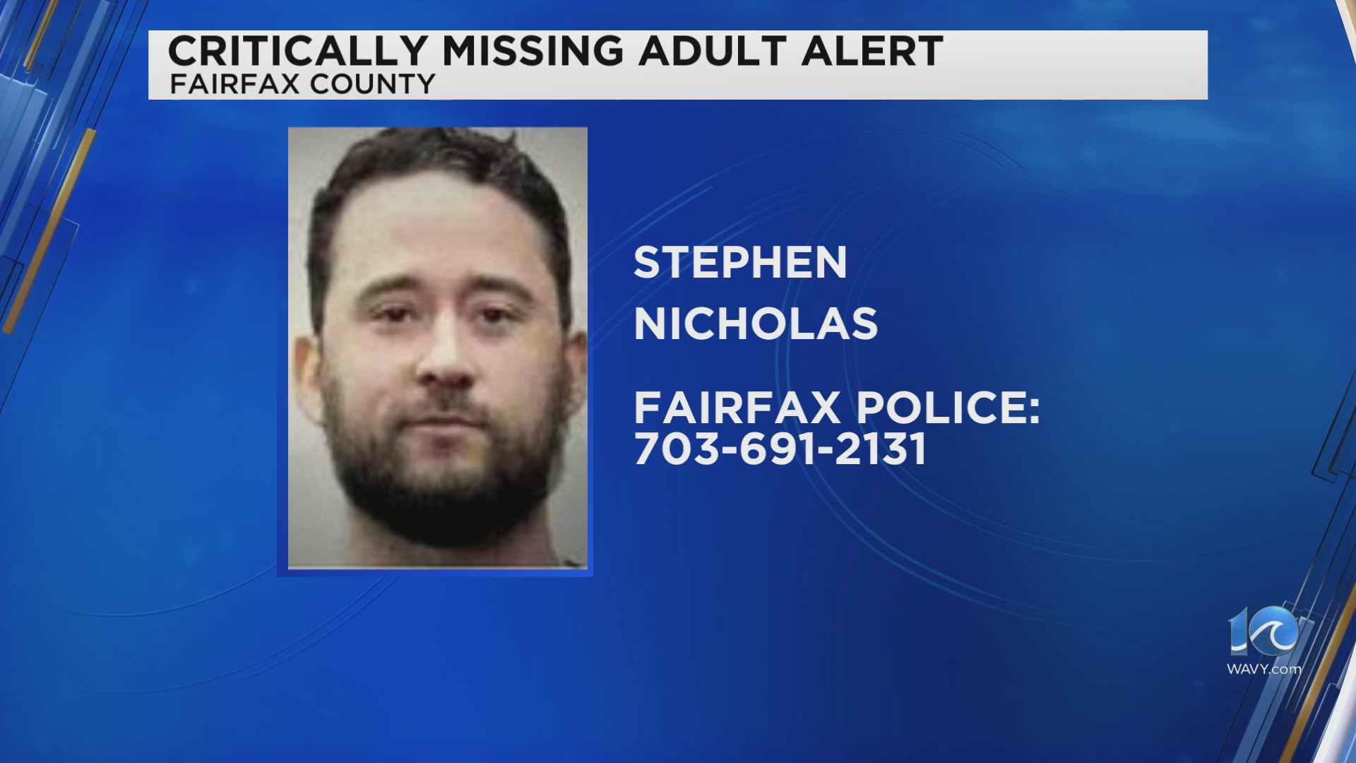 Virginia State Police issue urgent missing adult alert for Stephen ...