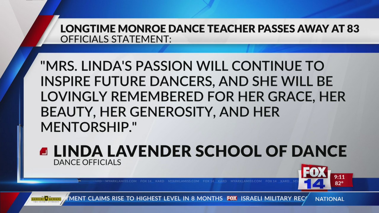 Longtime Monroe dance teacher passes away at 83 – KTVE – myarklamiss.com