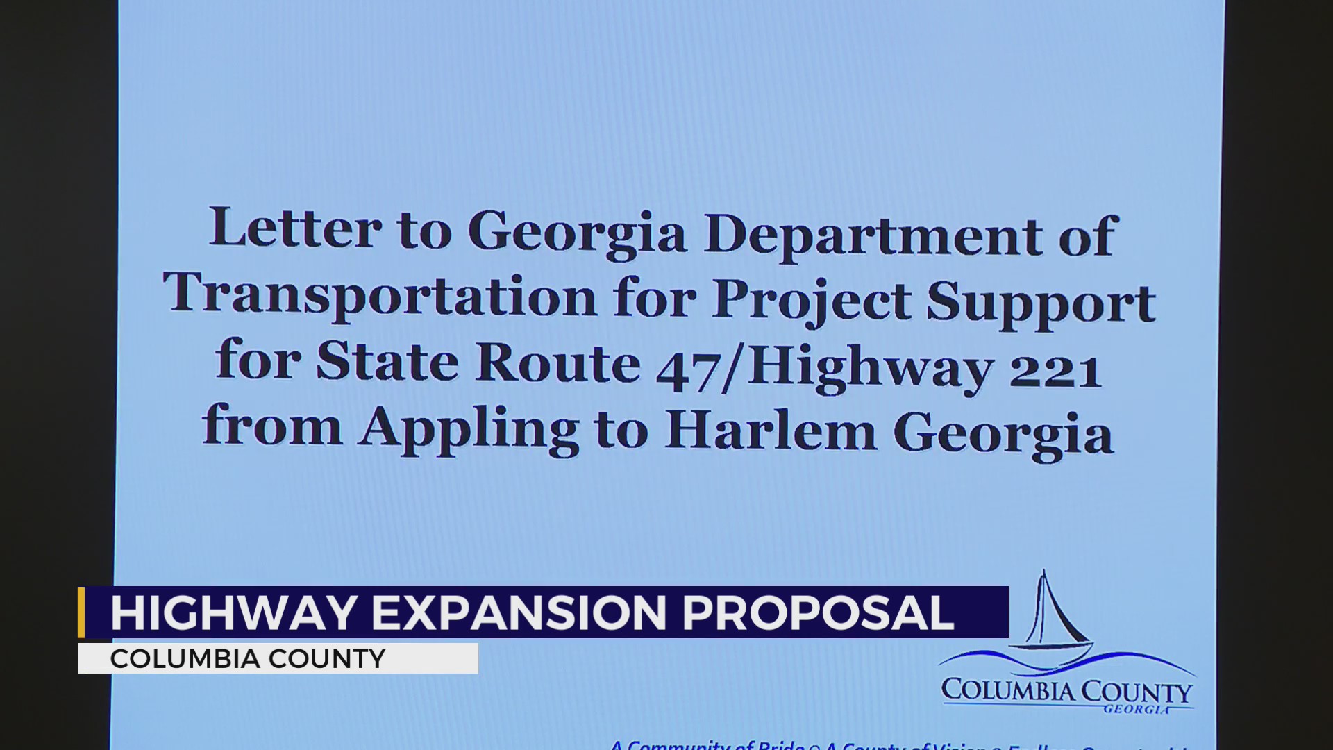 Columbia County Commission approves letter to GDOT for Highway 221 ...