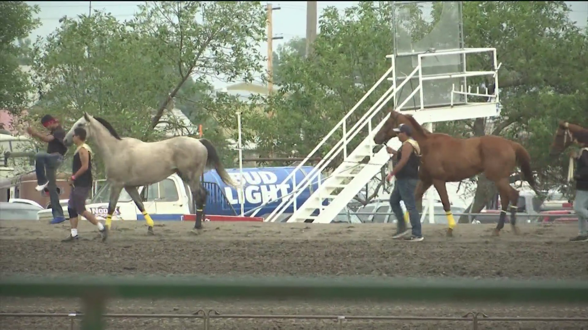 Poor track conditions cancels MHA Indian Horse Relay at NDSF – KX NEWS