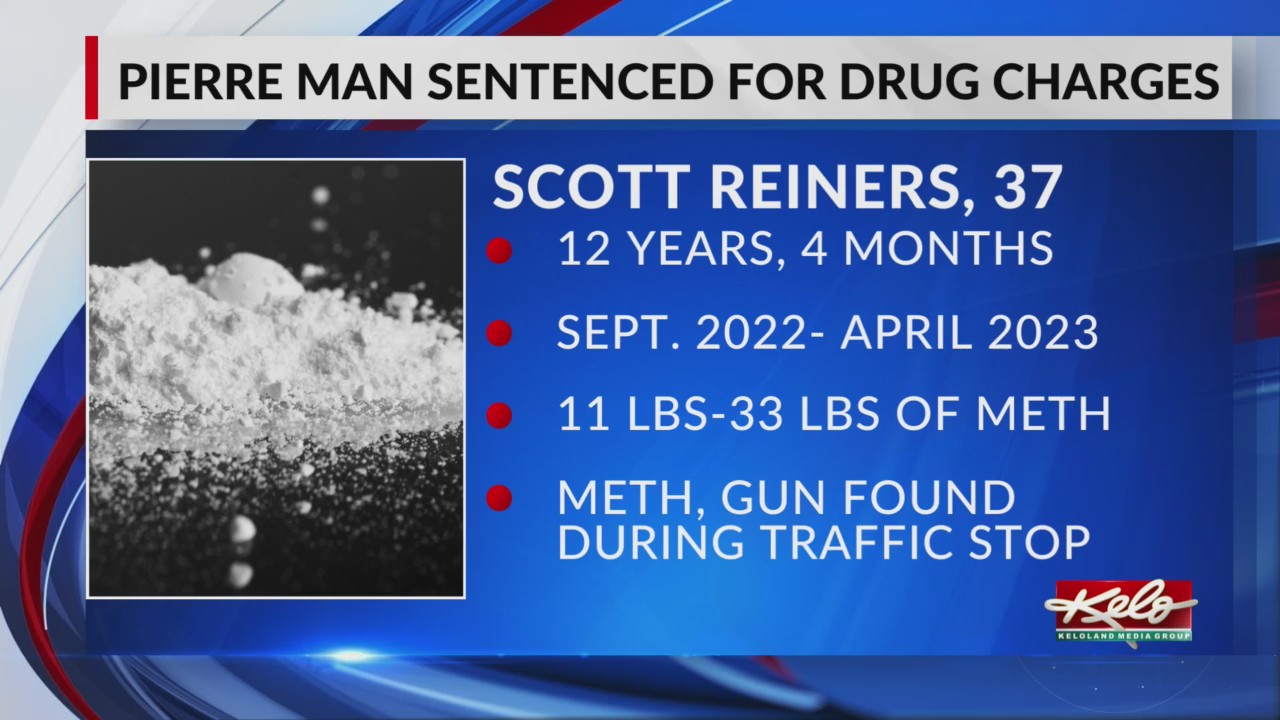 Pierre man sentenced for meth charges – KELOLAND.com
