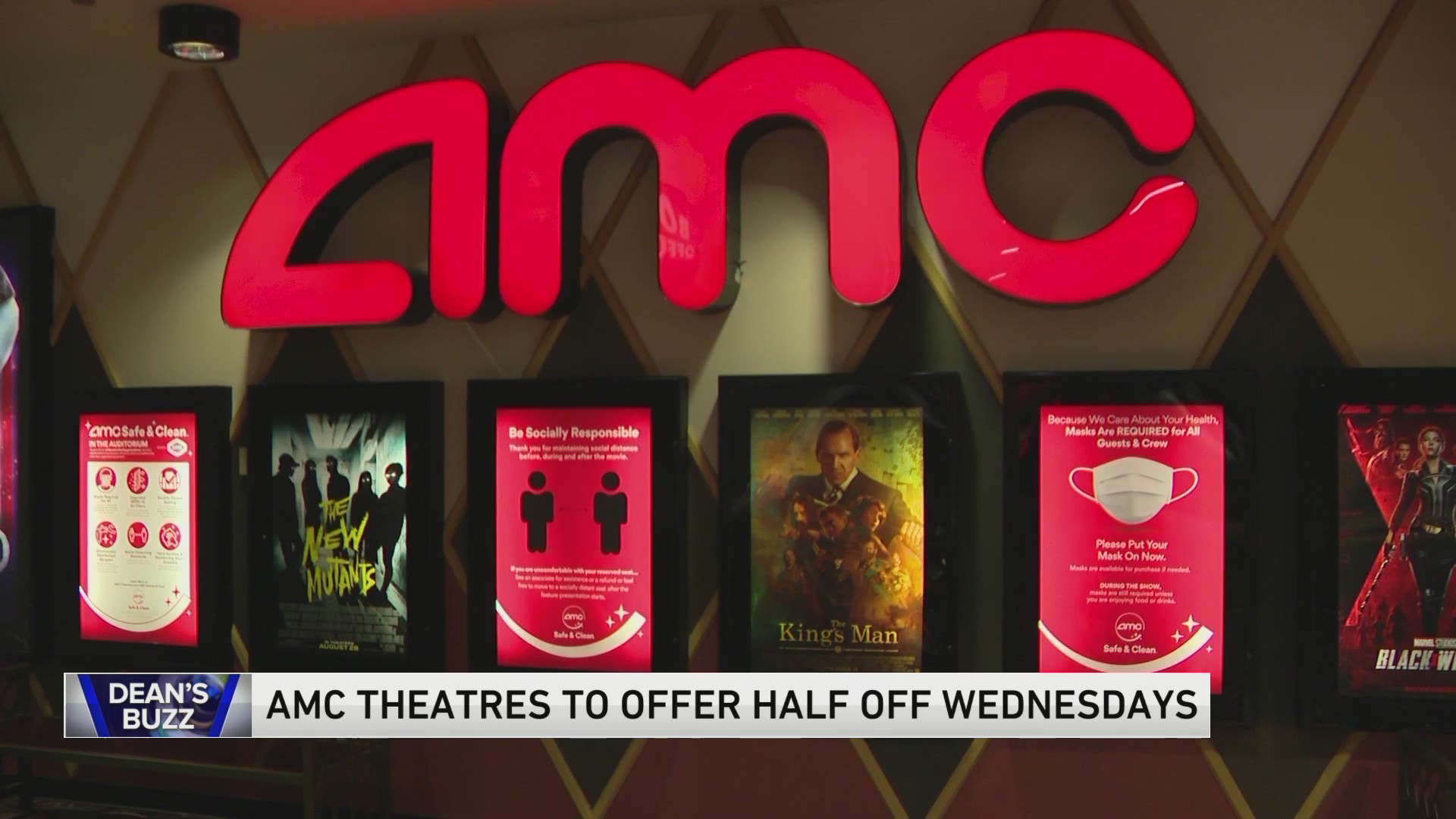 AMC Theaters to offer 50% off movie tickets every Wednesday – WGN-TV