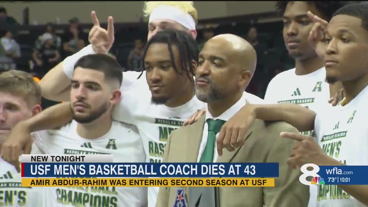 USF head men’s basketball coach Amir Abdur-Rahim dies during medical ...