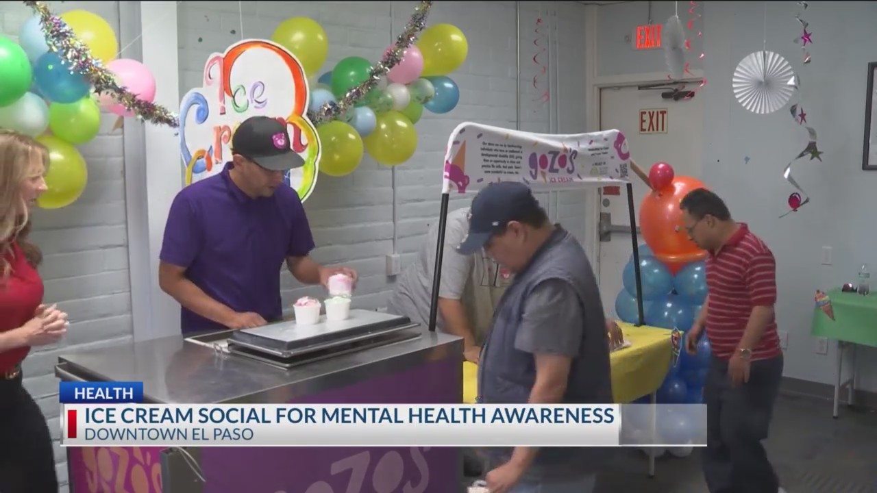 Ice cream social for mental health awareness – KTSM 9 News