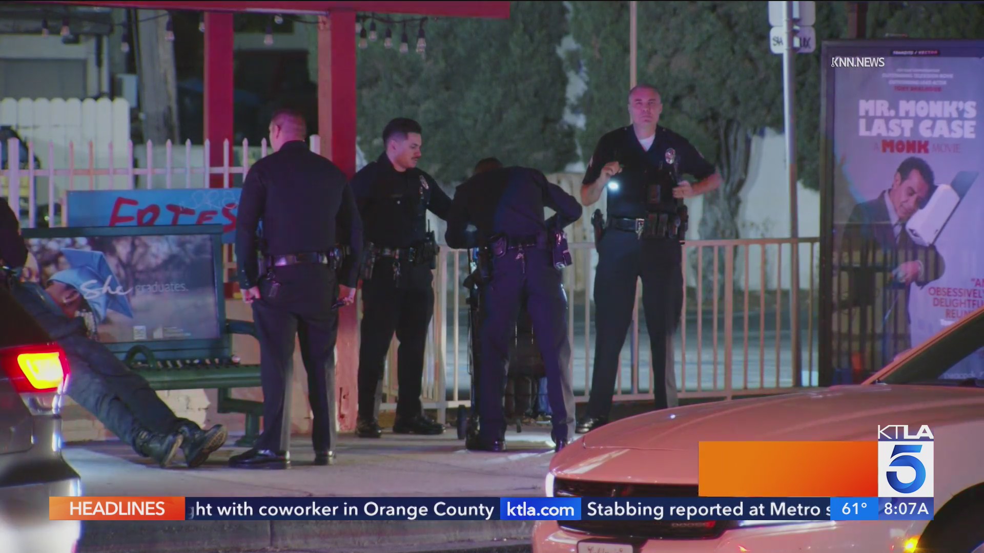 Man stabbed at Metro stop hours after bus driver attacked – KTLA