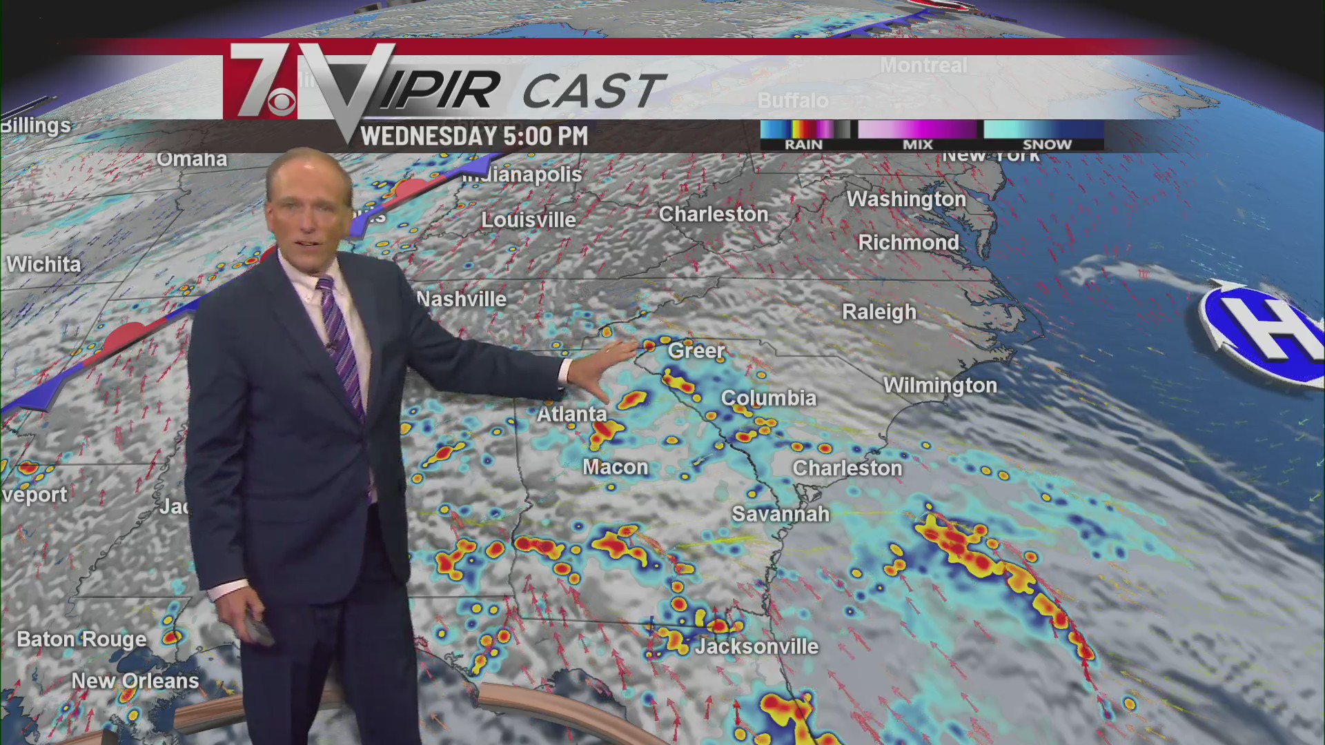7News Wednesday AM Forecast – WSPA 7NEWS