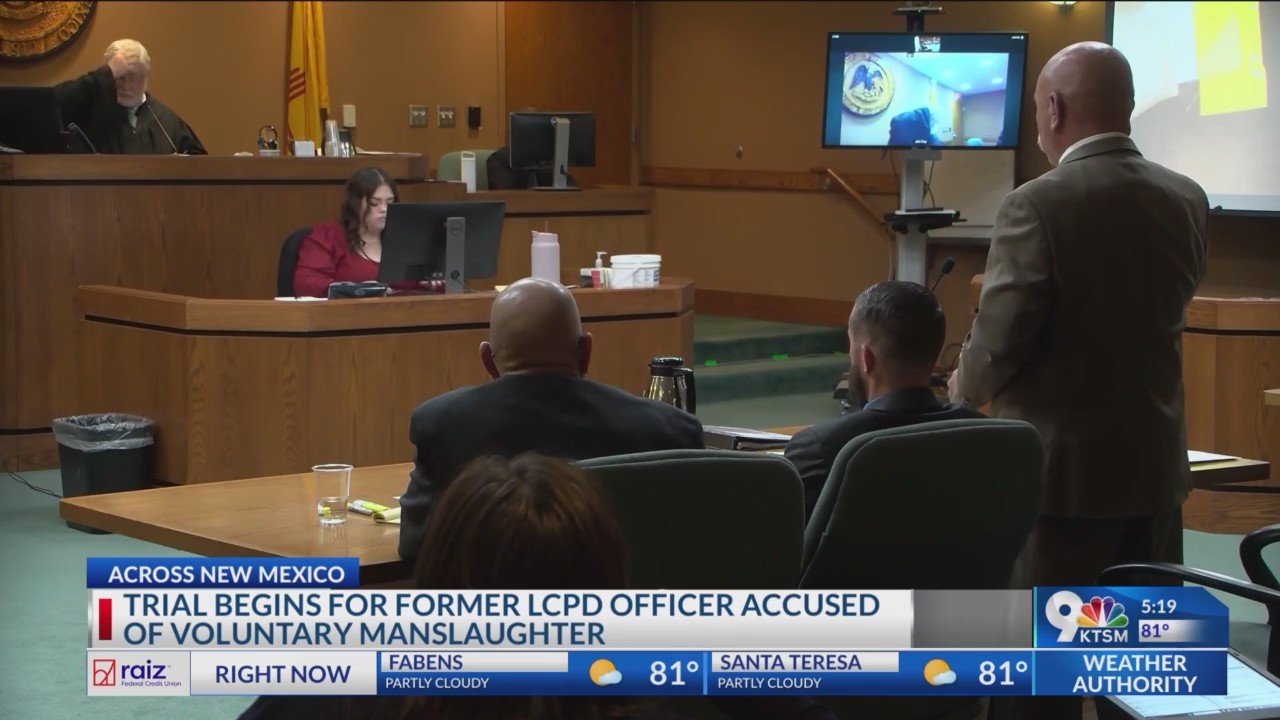 Trial bigeins for former LCPD officer accused of voluntary manslaughter – KTSM 9 News