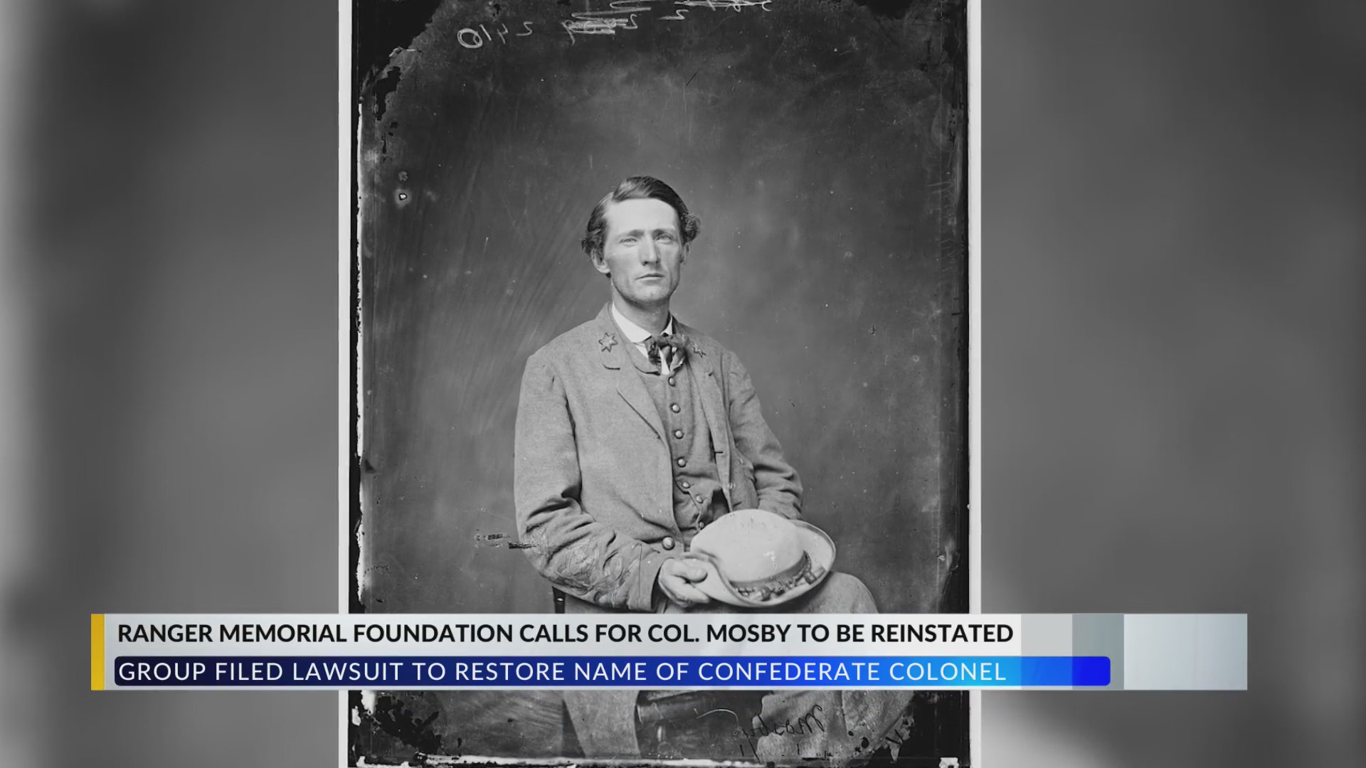 Ranger Memorial Foundation calls for Col. Mosby to be reinstated – WRBL