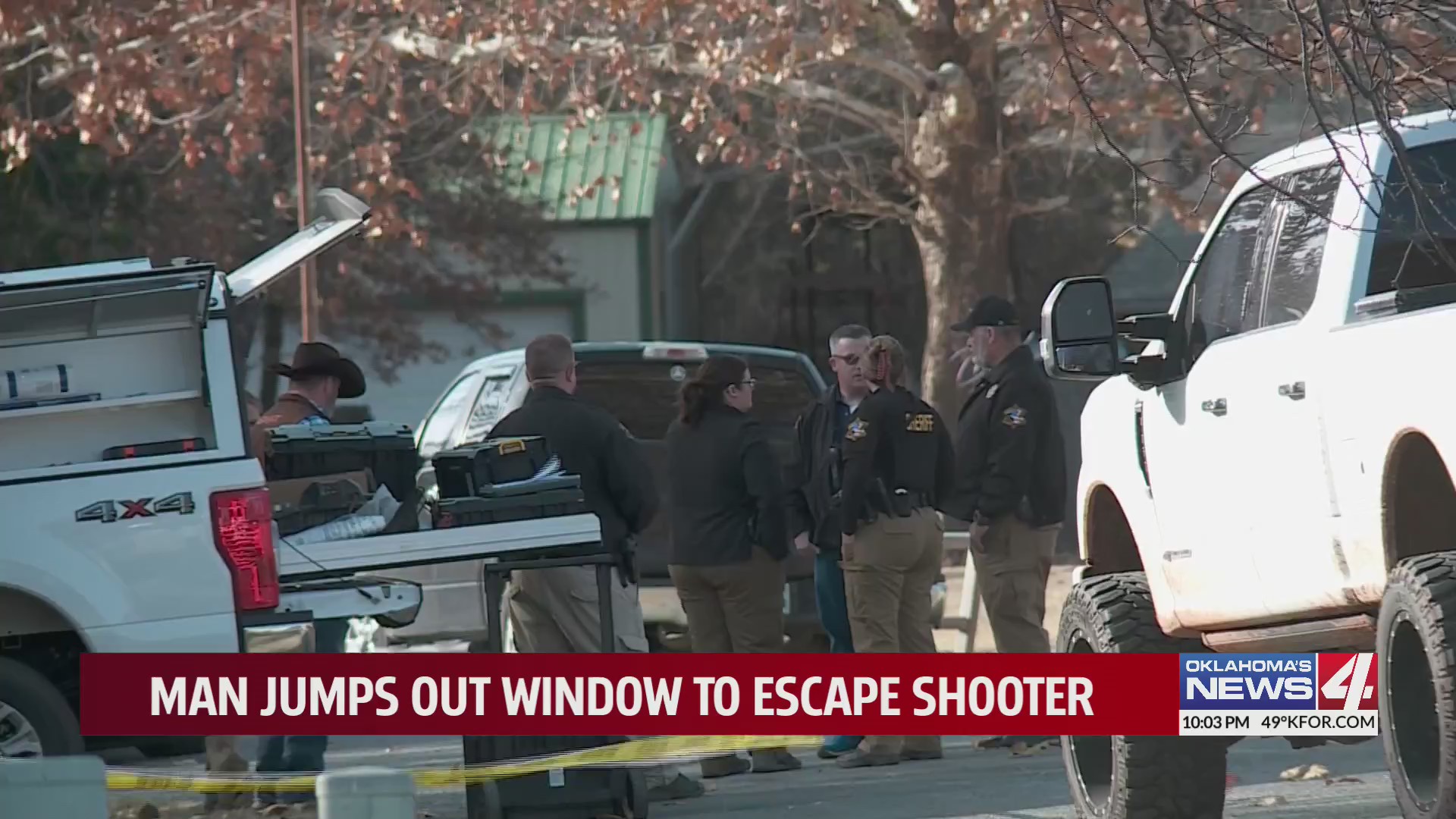 Man jumps out window to escape shooter – KFOR.com Oklahoma City