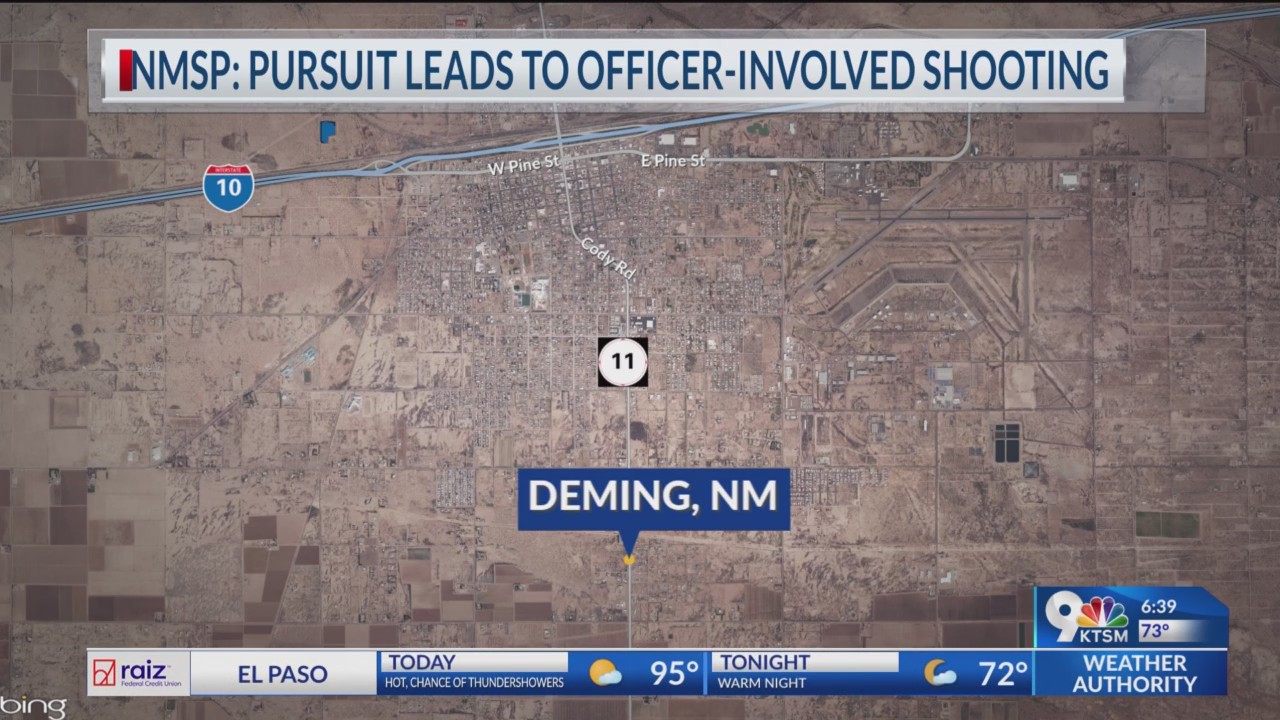 NMSP: Pursuit leads to officer-involved shooting in Deming – KTSM 9 News
