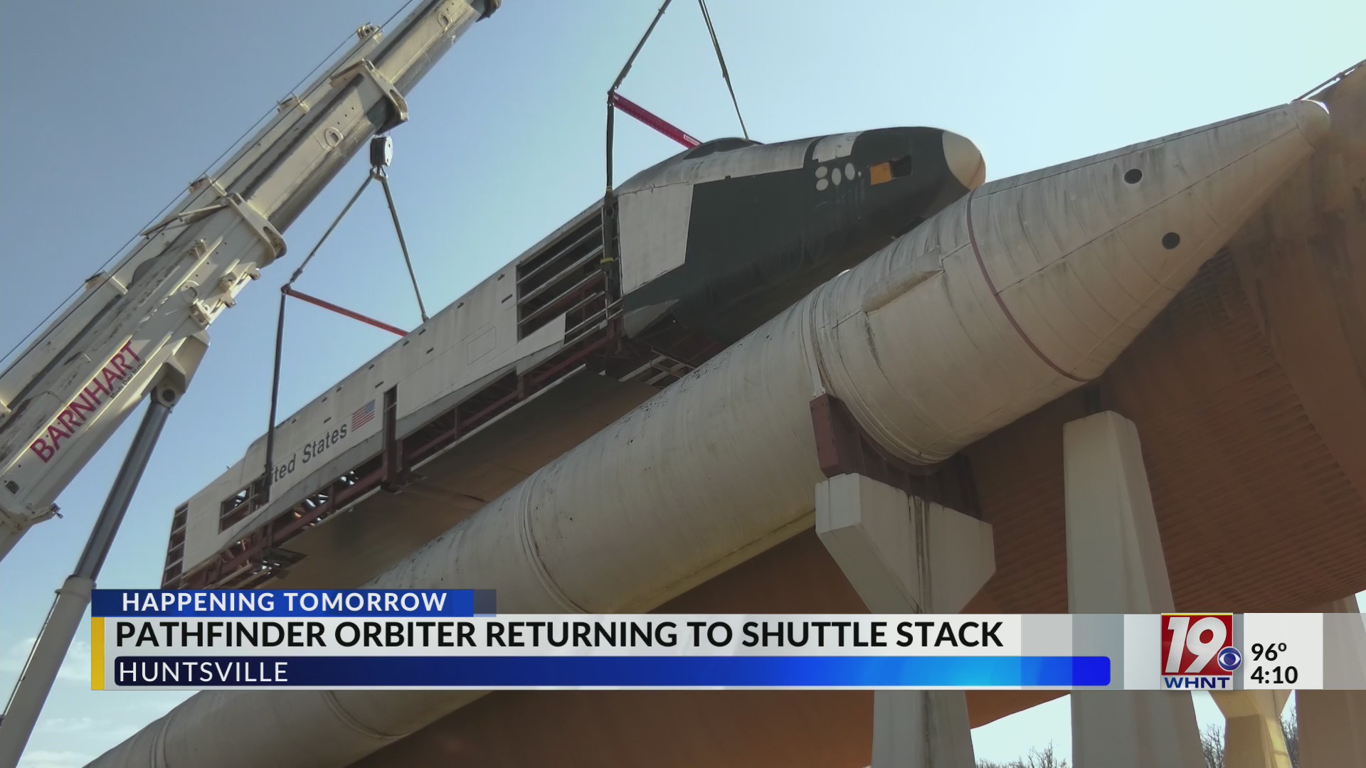 Pathfinder Orbiter Returning to Shuttle Stack | August 27, 2024 | News ...