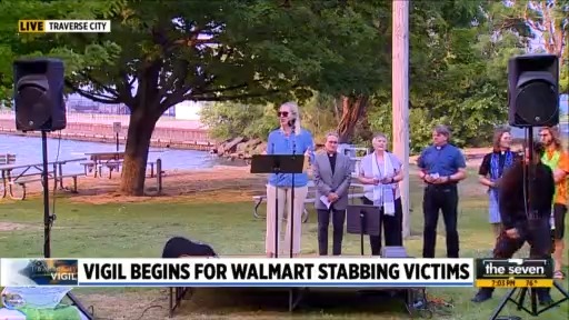 Vigil begins for Walmart stabbing victims – WOODTV.com