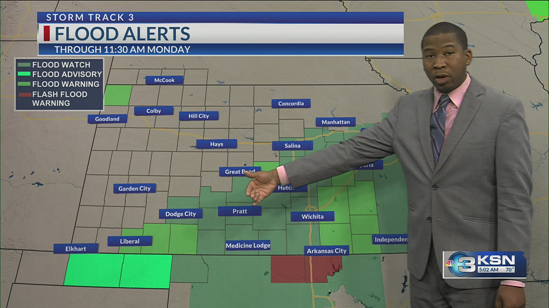 Monday morning forecast – KSN-TV