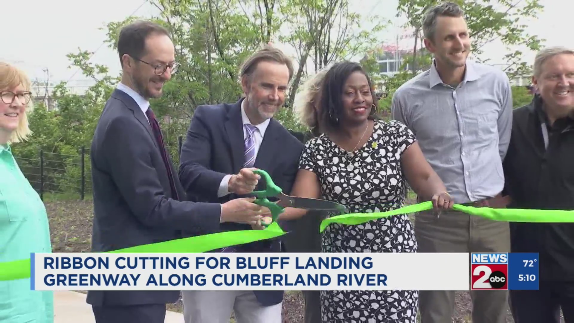 Ribbon cut for Bluff Landing Greenway along Cumberland River – WKRN News 2