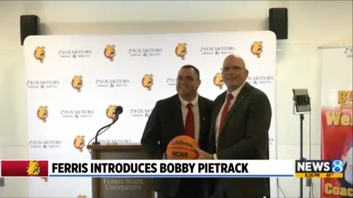 Ferris State introduces Bobby Pietrack as head coach – WOODTV.com