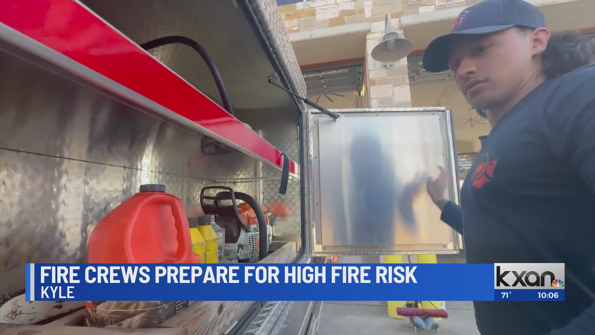 Kyle Fire Department prepares for high fire risk on Wednesday – KXAN Austin