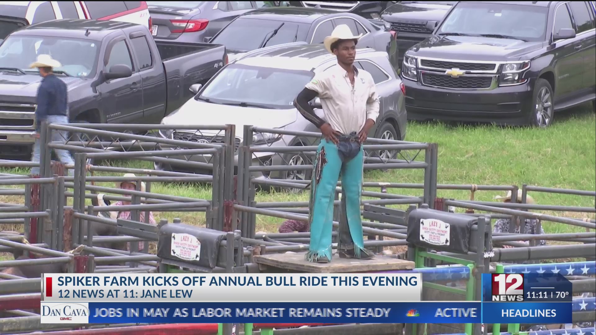 Spiker Farms Bull Ride showcases national riders in Jane Lew – WBOY.com