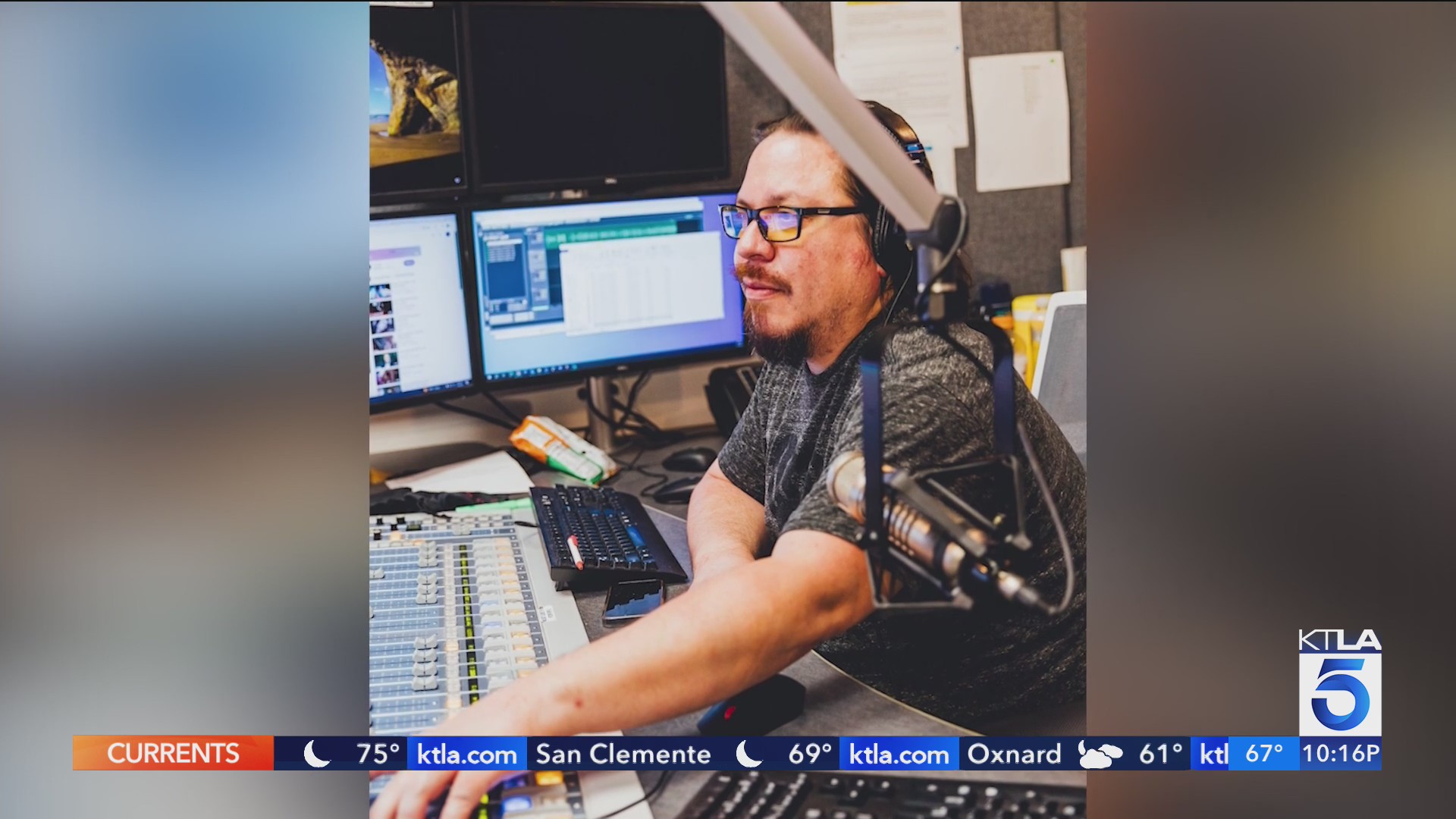 KFI Radio employee rescued from burning car after L.A. freeway crash – KTLA