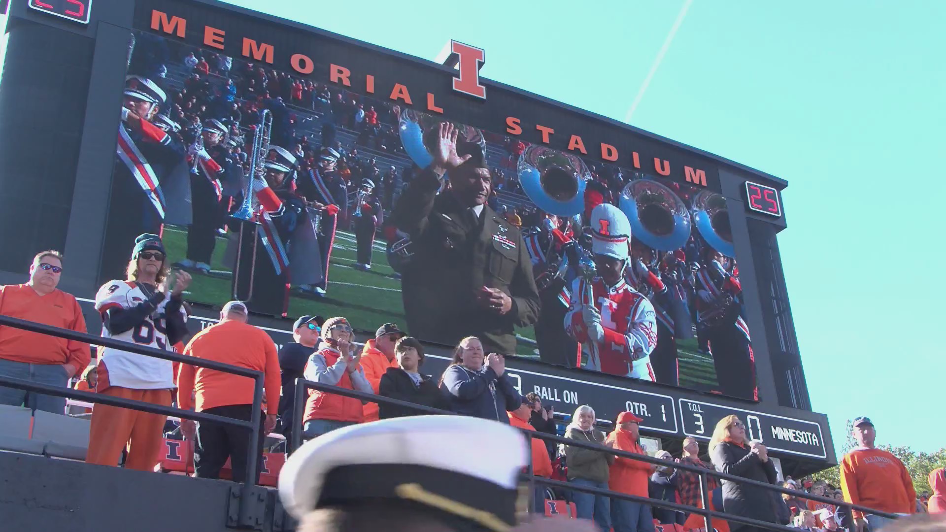 Brigadier General honored at U of I football game – WCIA.com