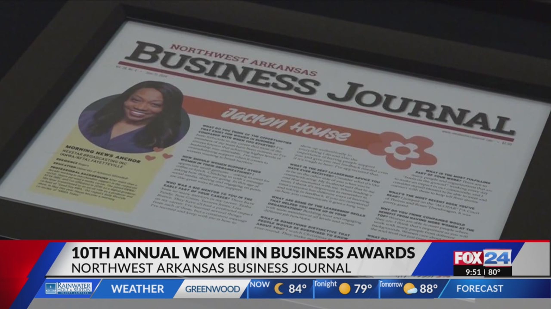KNWA/FOX24’s Jaclyn House honored by Northwest Arkansas Business ...