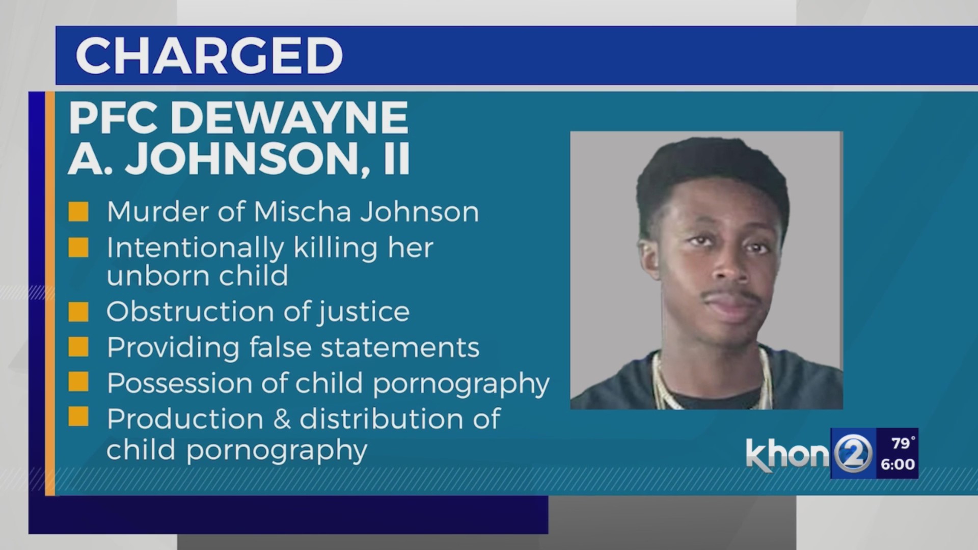 Army charges soldier in wife, Mischa Johnson’s, disappearance – KHON2