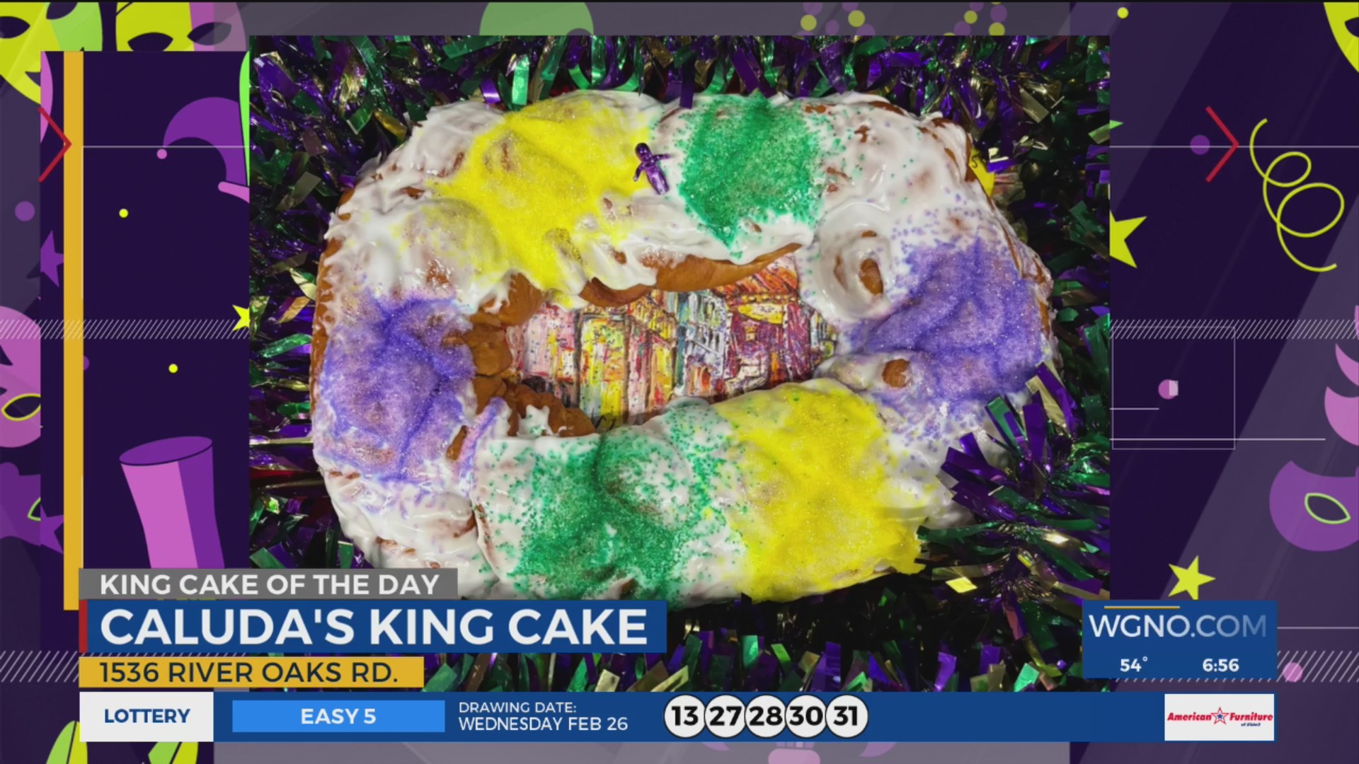 King Cake of the Day: Caluda’s – WGNO
